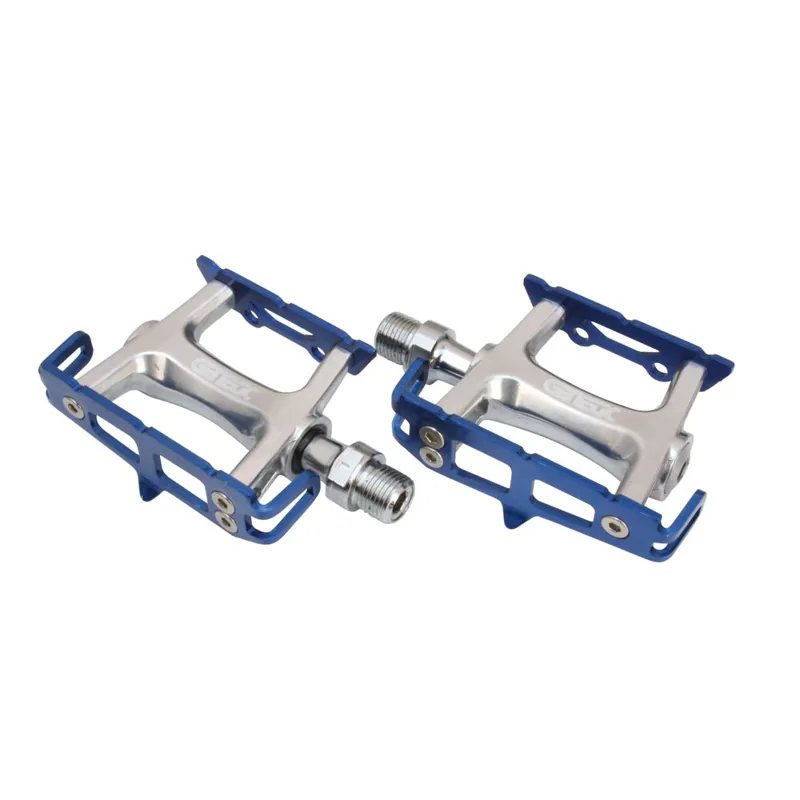 Genetic Pro Track Pedals Silver / Blue