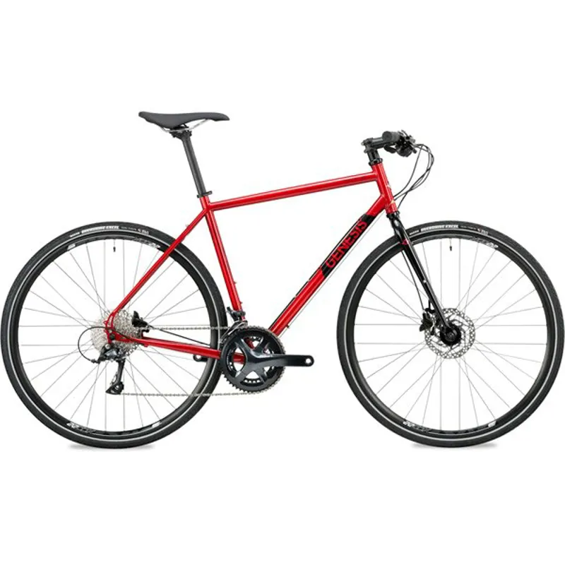 Genesis 2020 Croix De Fer 10 Flat Bar Steel Hybrid / Touring Bike